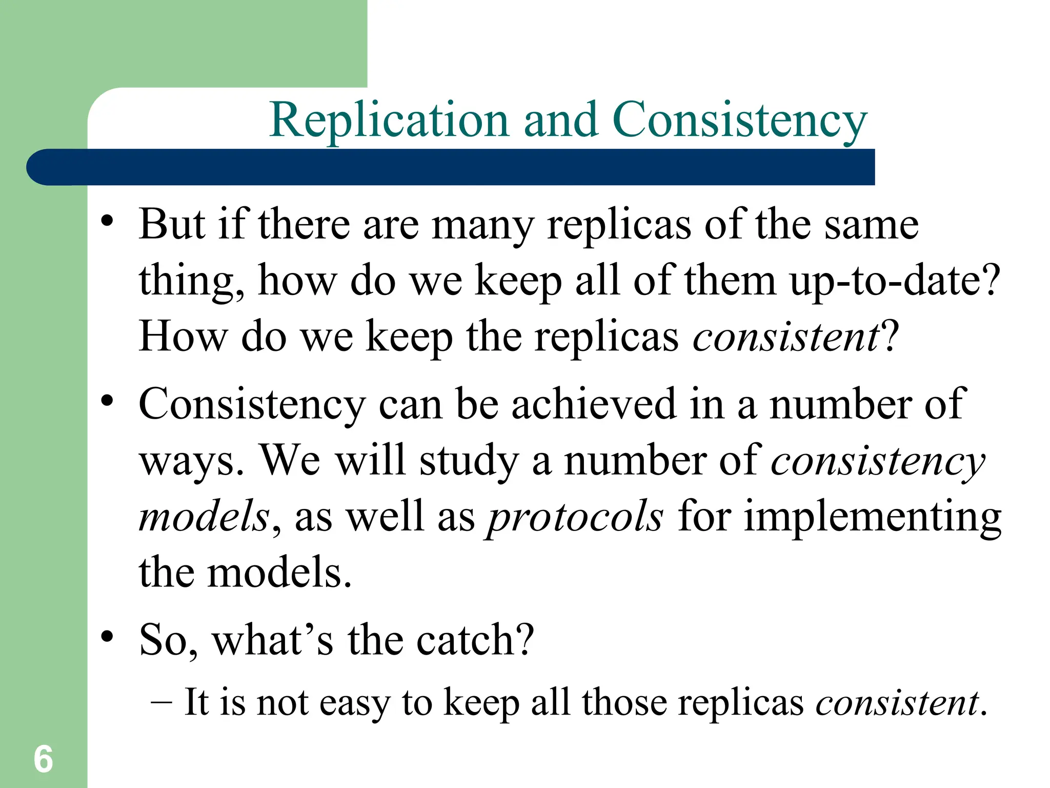 Unit_4_CONSISTENCY, REPLICATION AND FAULT TOLERANCE.ppt