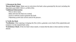 Module 3 continuation of computer forensic | PPTX