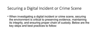 Module 3 continuation of computer forensic | PPTX
