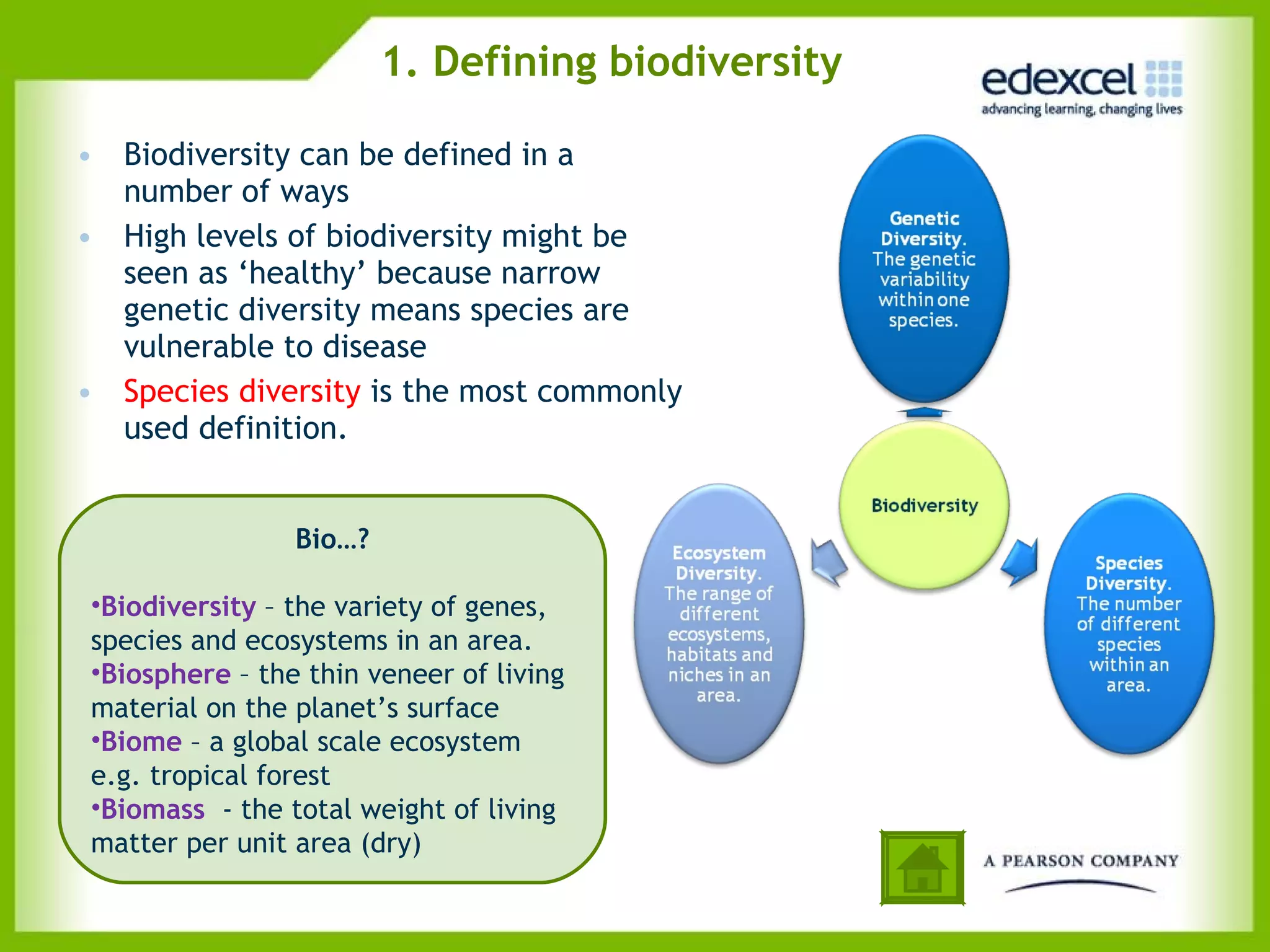 Unit 3 contested planet biodiversity under threat | PPT