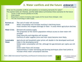 Unit 3 contested_planet_water_conflicts | PPT | Geography | Science