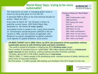 Unit 3 contested_planet_water_conflicts | PPT | Geography | Science