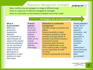 Unit 3 contested_planet_water_conflicts | PPT | Geography | Science