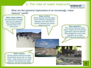 Unit 3 contested_planet_water_conflicts | PPT | Geography | Science