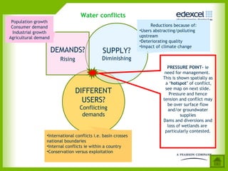 Unit 3 contested_planet_water_conflicts | PPT | Geography | Science