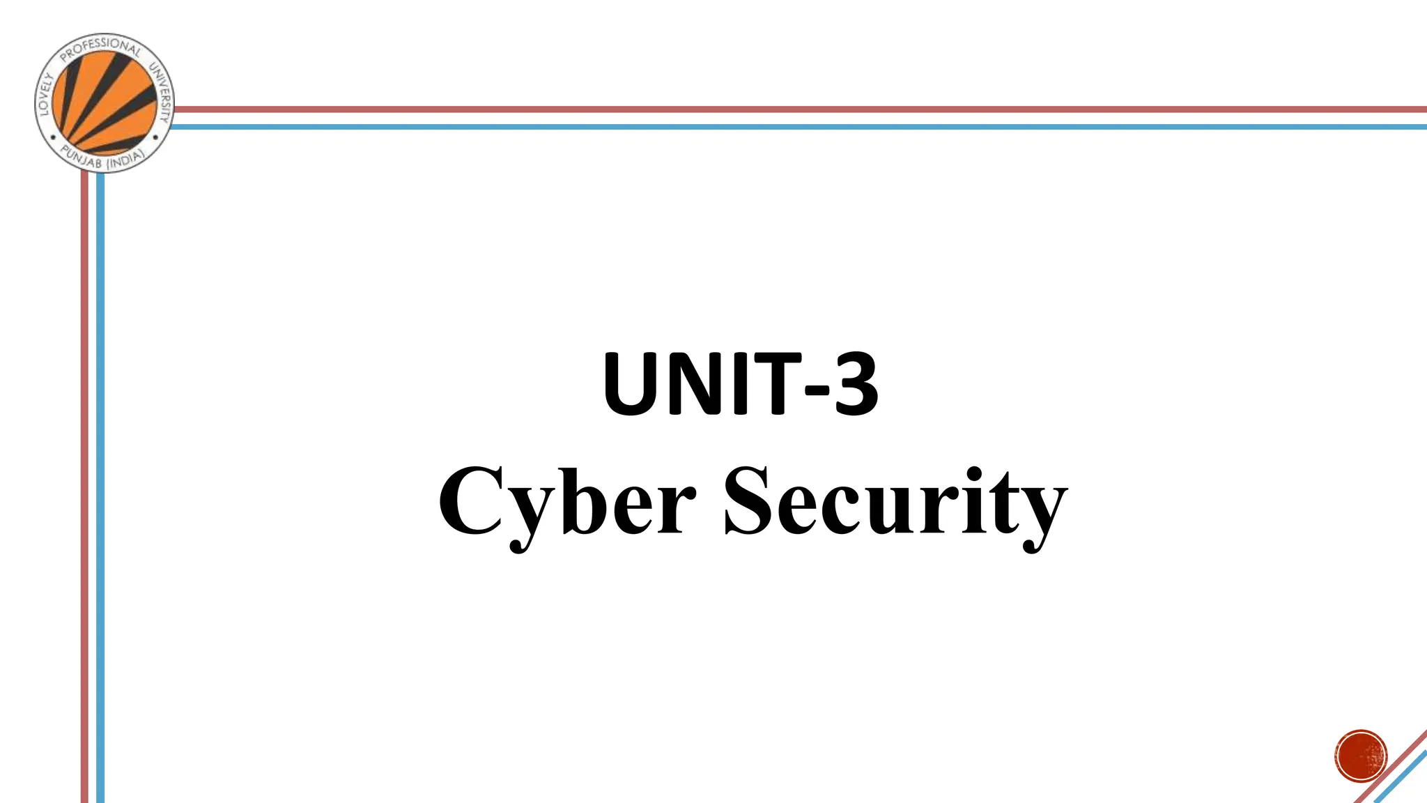 CyberSecurity presentation for basic knowledge about this topic | PPT
