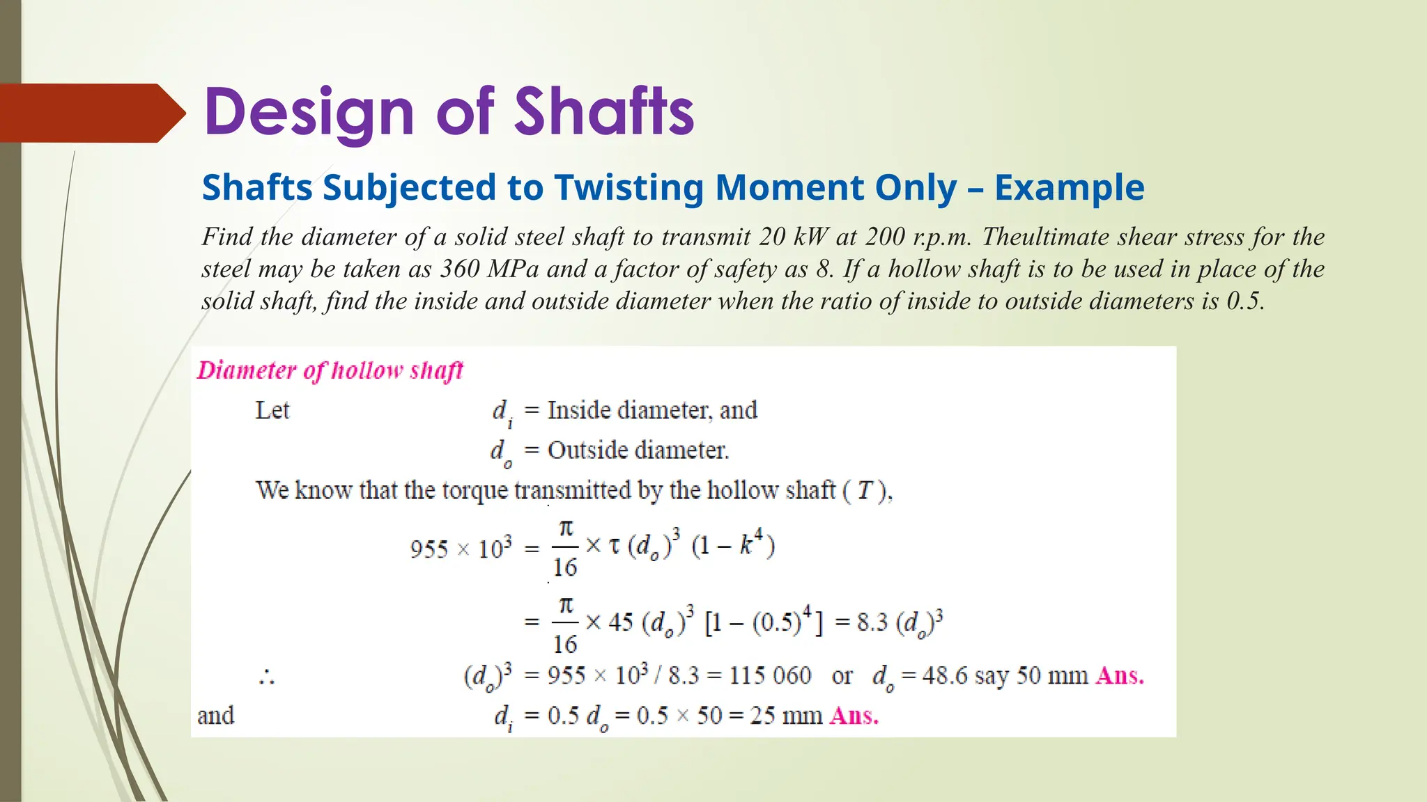 Unit 3 Design of Shafts.pptx aafgf dhhvc f | PPTX