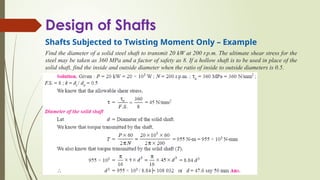 Unit 3 Design of Shafts.pptx aafgf dhhvc f | PPTX