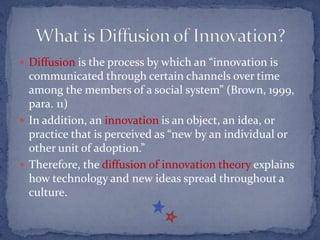 Unit 3 Diffusion of Innovation | PPTX | Education