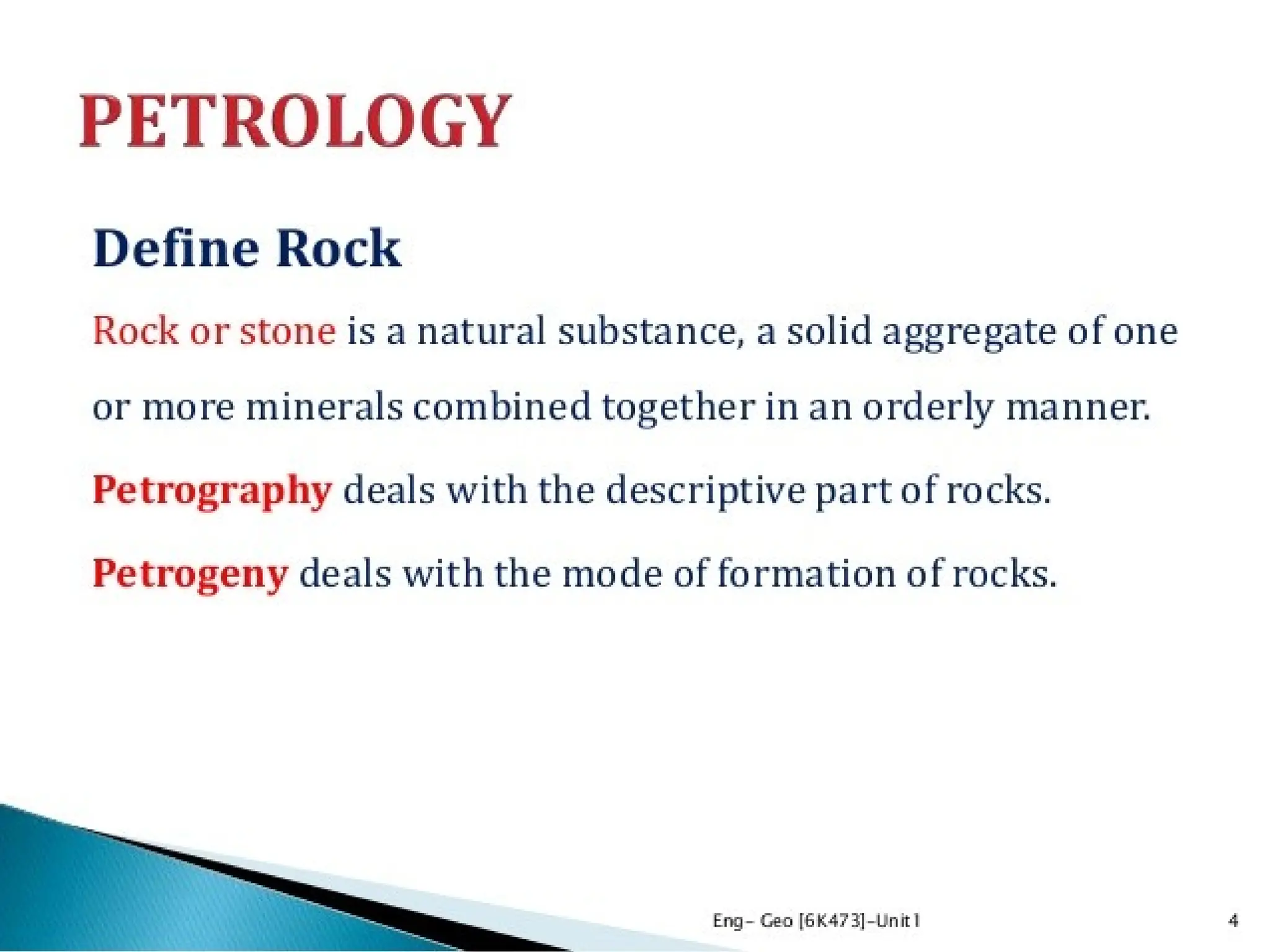 Unit 3 EG.pptx Classification of rocks , Distinction between igneous ...