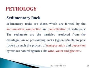Unit 3 EG.pptx Classification of rocks , Distinction between igneous ...