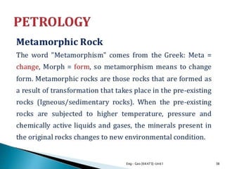 Unit 3 EG.pptx Classification of rocks , Distinction between igneous ...