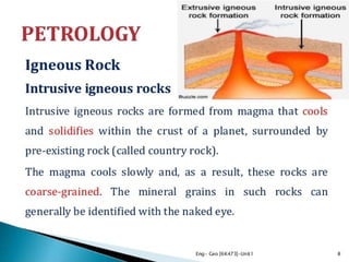 Unit 3 EG.pptx Classification of rocks , Distinction between igneous ...