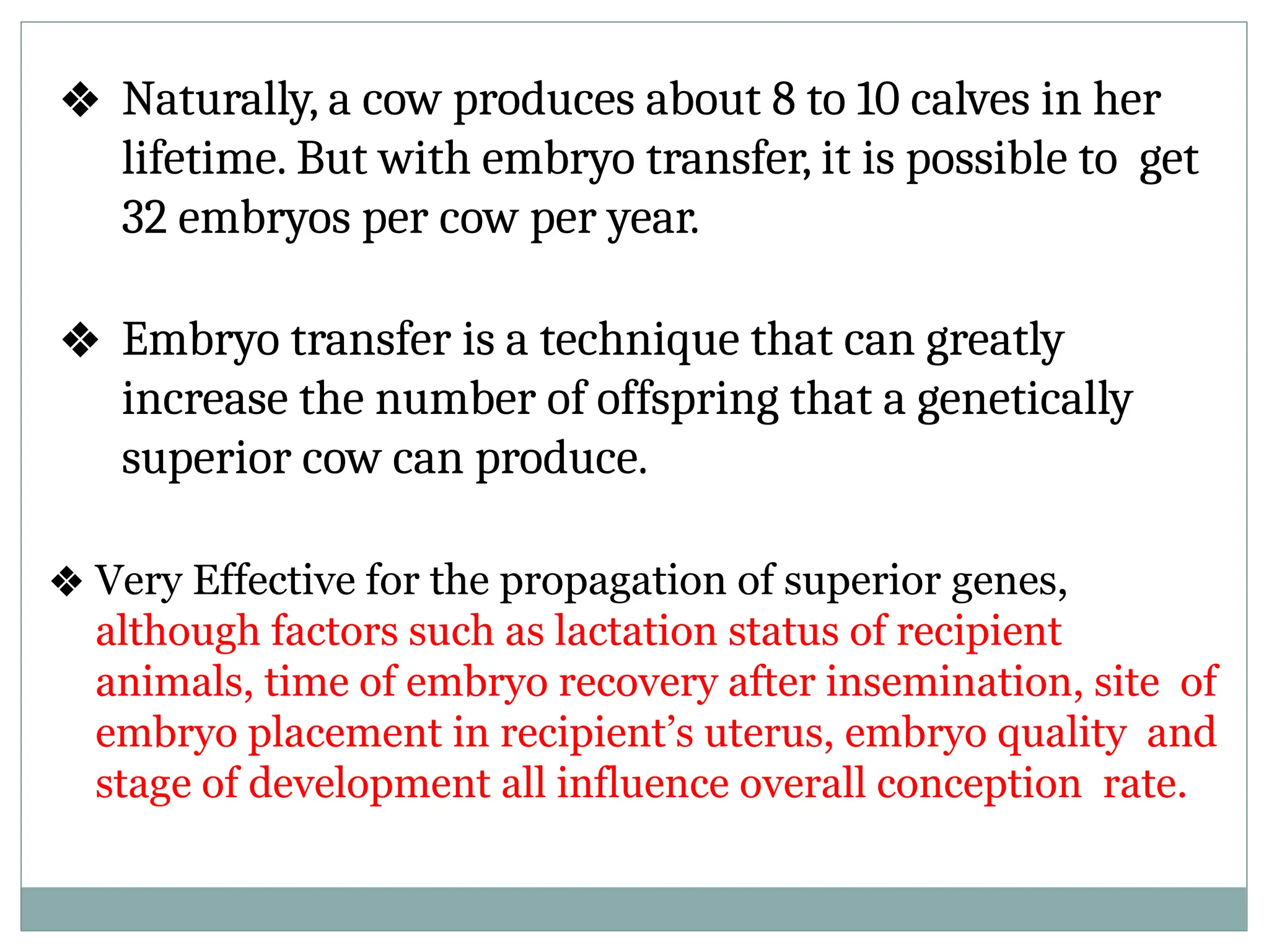Unit 3 Embryo Transfer.pptx frfvggtffcde | PPTX