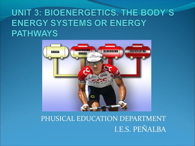 Unit 3 energy pathways | PPT