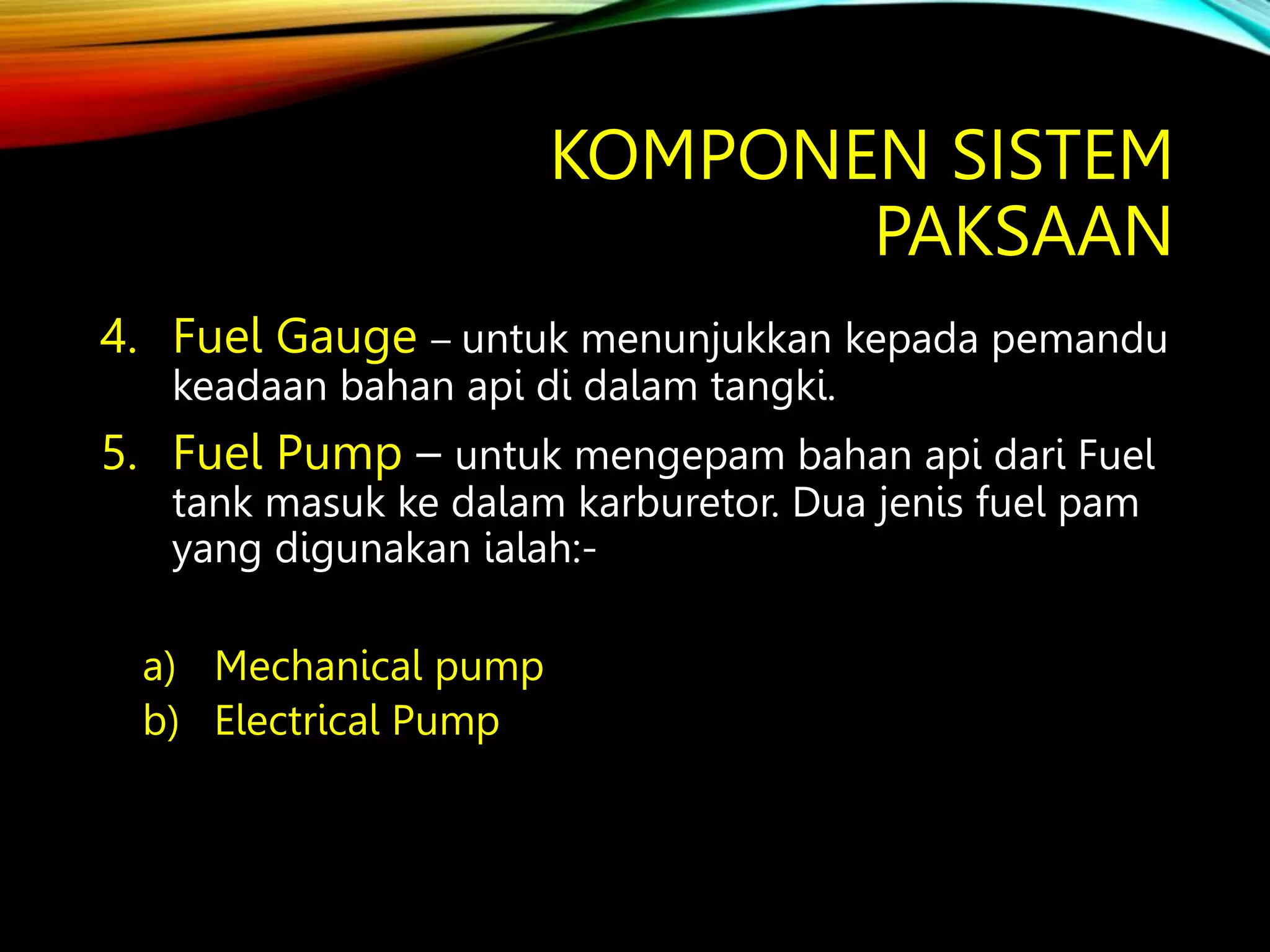 Unit 3 Engine System (Fuel System - Carburettor).pptx