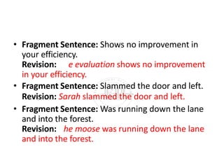 Unit 3 (E); Sentence Fragment, Educational Platform.pptx