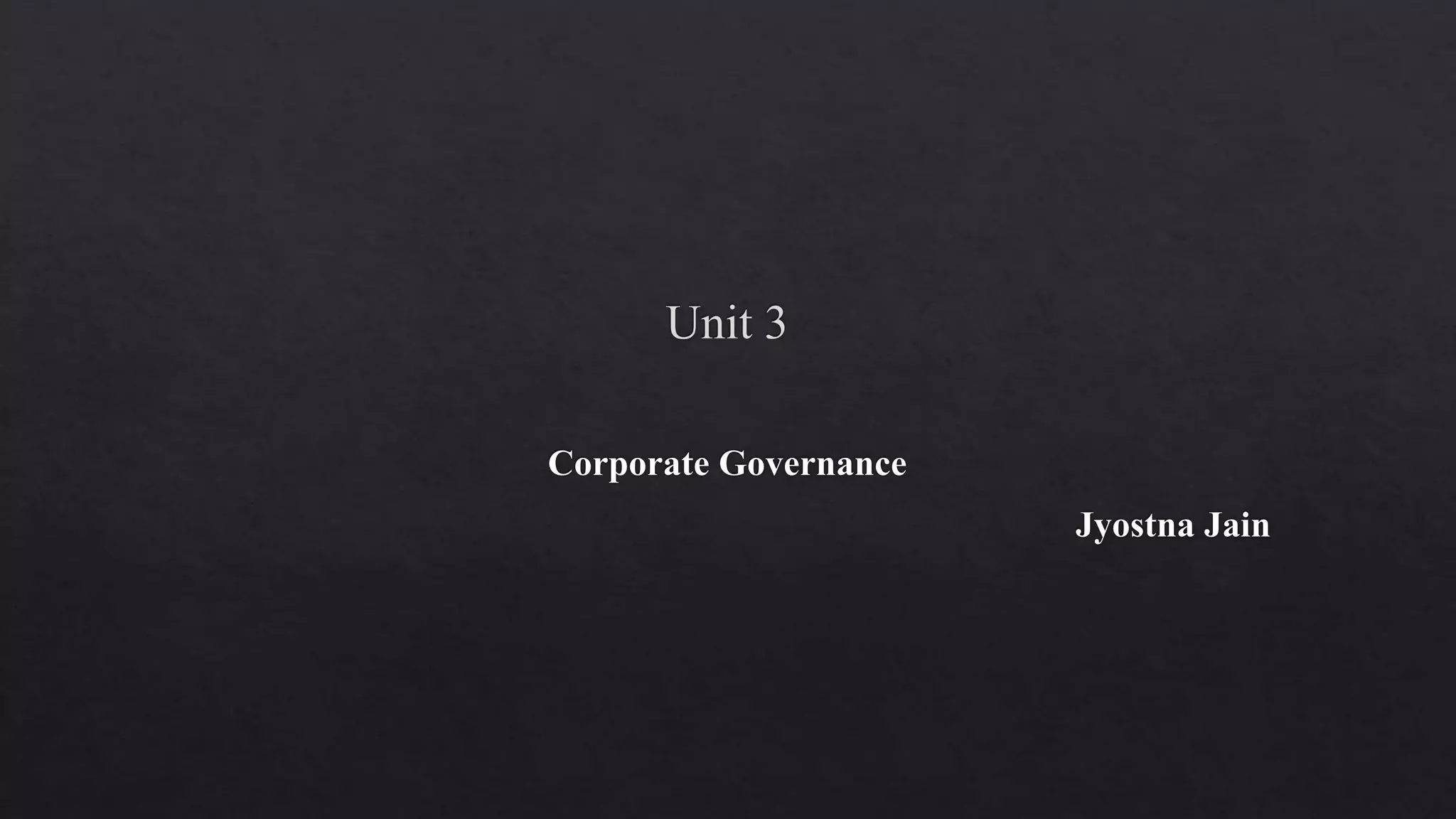 Unit 3 ethics and governance | PPTX