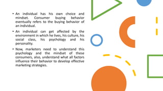 Unit 3 external influences on consumer behaviour (1) | PPTX