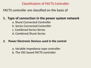Unit 3 FACTS Technology | PPTX