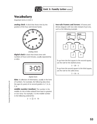 Unit 3 family letter | PDF