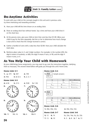 Unit 3 family letter | PDF