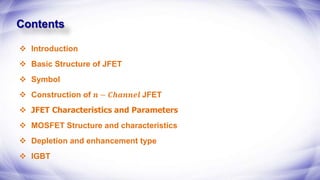 Field Effect Transistor (FET) | PPTX