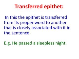 Dr. STN ENGLISH METHOD SEM 3 Teaching of Grammarunit 3 Figure of Speech ...