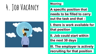 Unit 3 Finding a Job Vocabulary.pptx