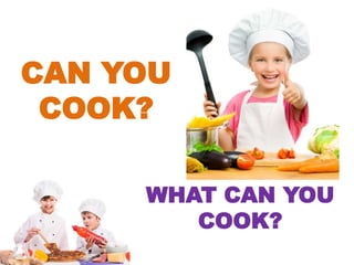 Unit 3 Let's cook | PPTX