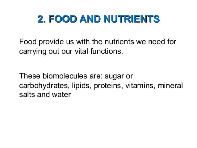 Unit 3 Food and nutrition