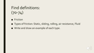 Unit3 force friction | PPTX