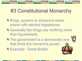 Unit 3 forms of government powerpoint.cm | PPT