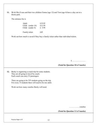 Unit 3 foundation practice paper -_set_a | DOC | Drawing and Sketching ...