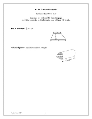 Unit 3 foundation practice paper -_set_a | DOC | Drawing and Sketching ...