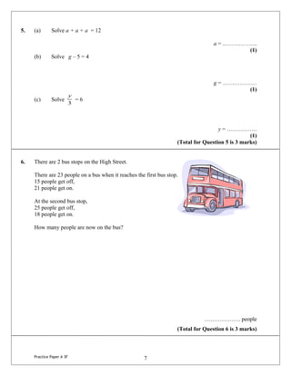 Unit 3 foundation practice paper -_set_a | DOC | Drawing and Sketching ...