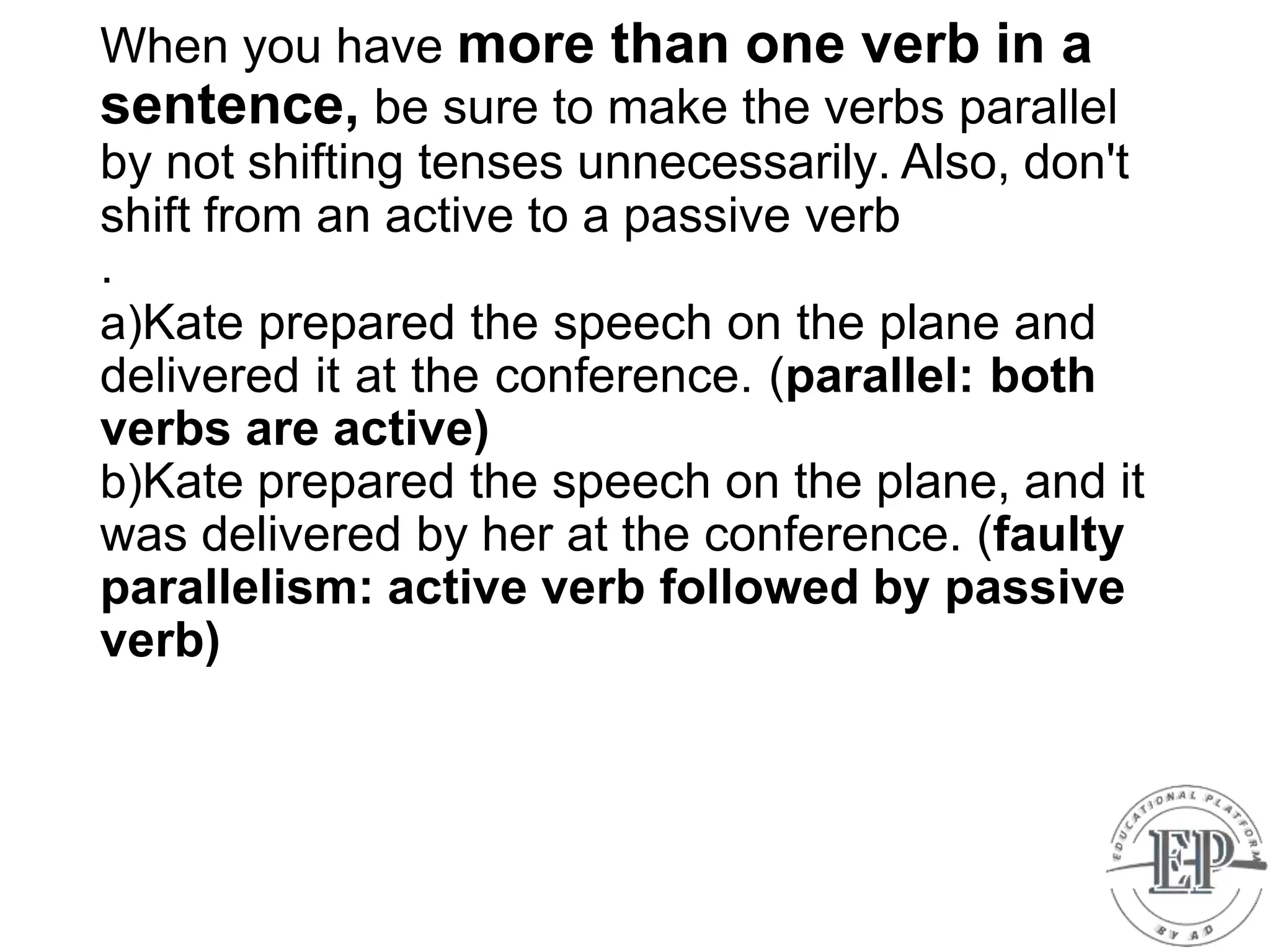 Unit 3 (F); Parallelism, Educational Platform.pptx