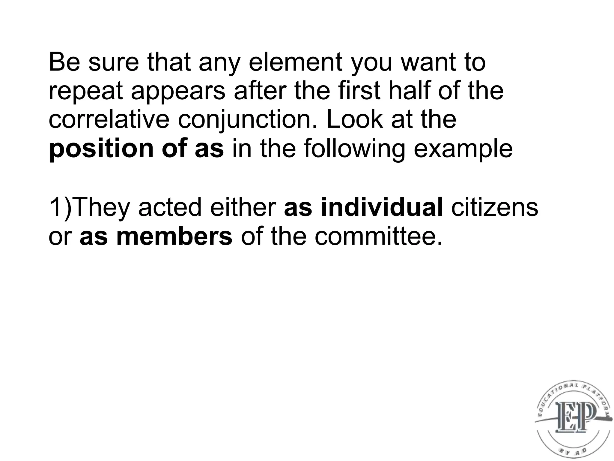 Unit 3 (F); Parallelism, Educational Platform.pptx
