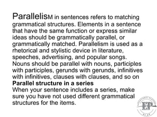 Unit 3 (F); Parallelism, Educational Platform.pptx