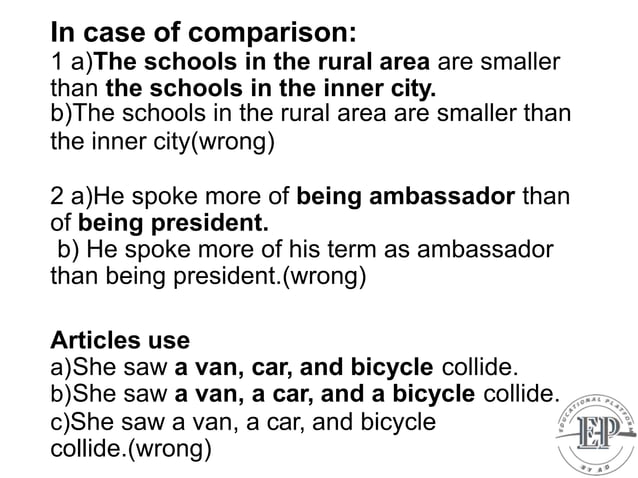Unit 3 (F); Parallelism, Educational Platform.pptx