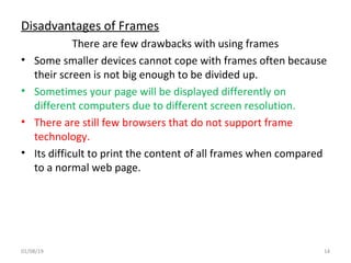 Unit 3 (frames) | PPT