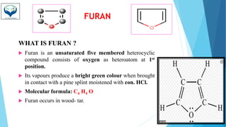 Unit 3 furan & thiophene | PDF