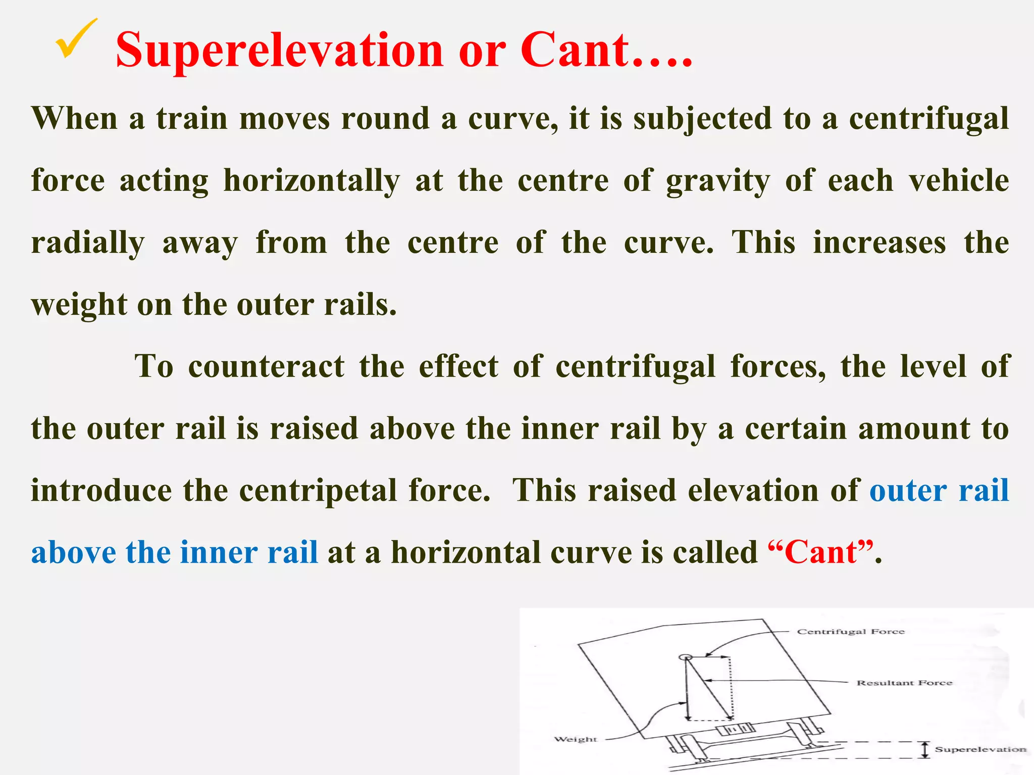 Geometric design of the track | PPTX