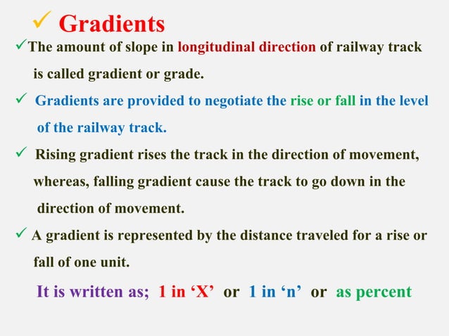Geometric design of the track | PPTX