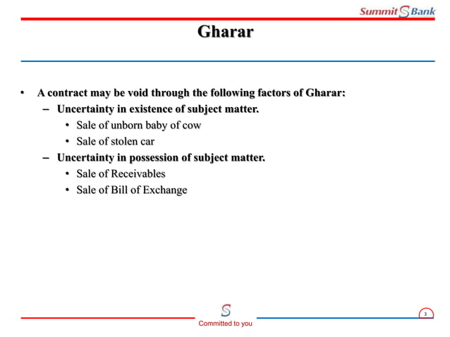 Unit 3 (gharar and qimar) | PPTX