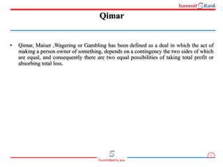 Unit 3 (gharar and qimar) | PPTX