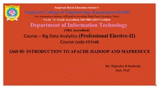 INTRODUCTION TO APACHE HADOOP AND MAPREDUCE | PPT