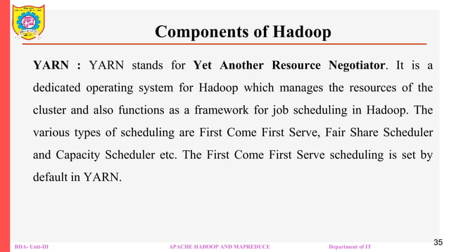 INTRODUCTION TO APACHE HADOOP AND MAPREDUCE | PPTX | Search | Internet
