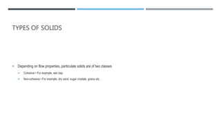 Handling of solids | PPTX