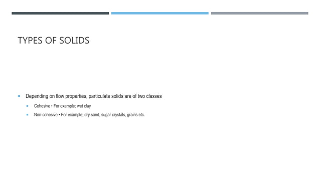 Handling of solids | PPTX | Mechanical and Industrial Engineering ...